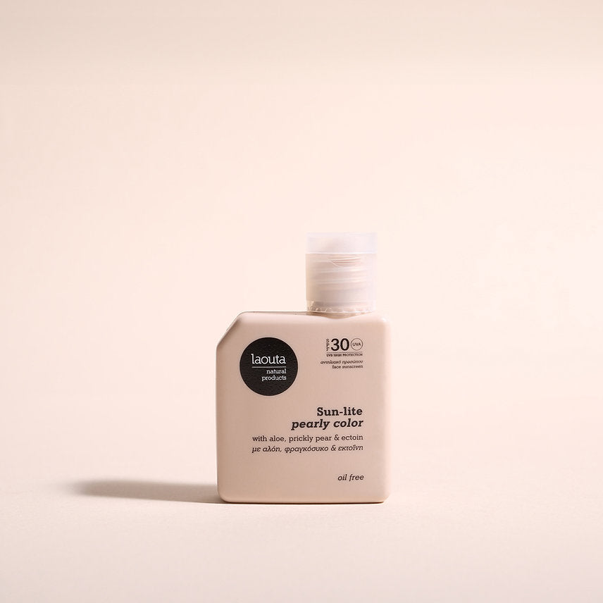Laouta Sun-lite PEARL-COLOR Oil Free Face Sunscreen – laouta BeNeLux